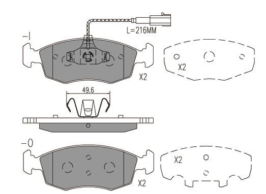 Bremtec Euroline Ece R90 Approved Ceramic Brake Pads BT19360ELC