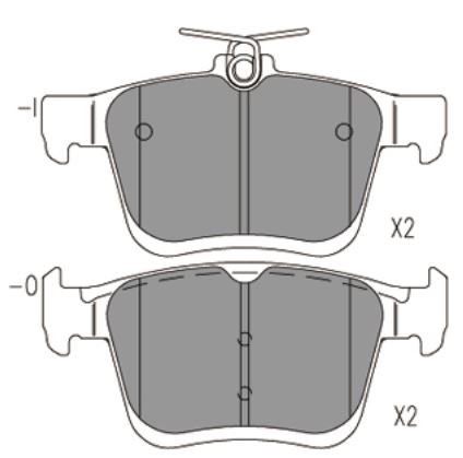 Bremtec Rear Euroline Ece R90 Approved Ceramic Brake Pads BT19920ELC DB2384