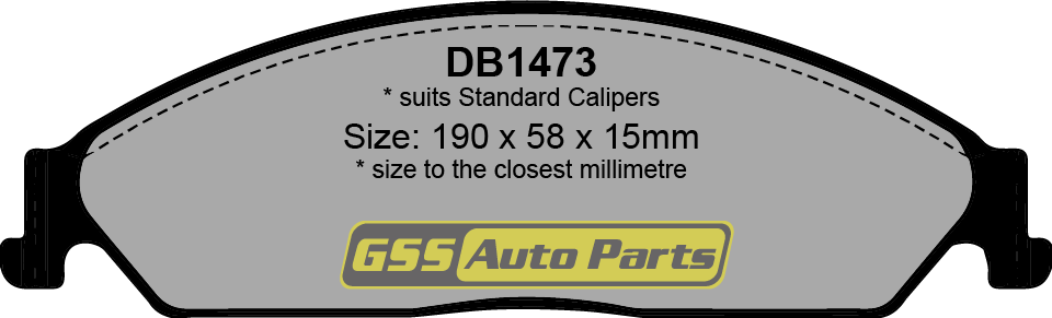 Bendix Front Ultimate + Brake Pads DB1473ULTPLUS DB1473
