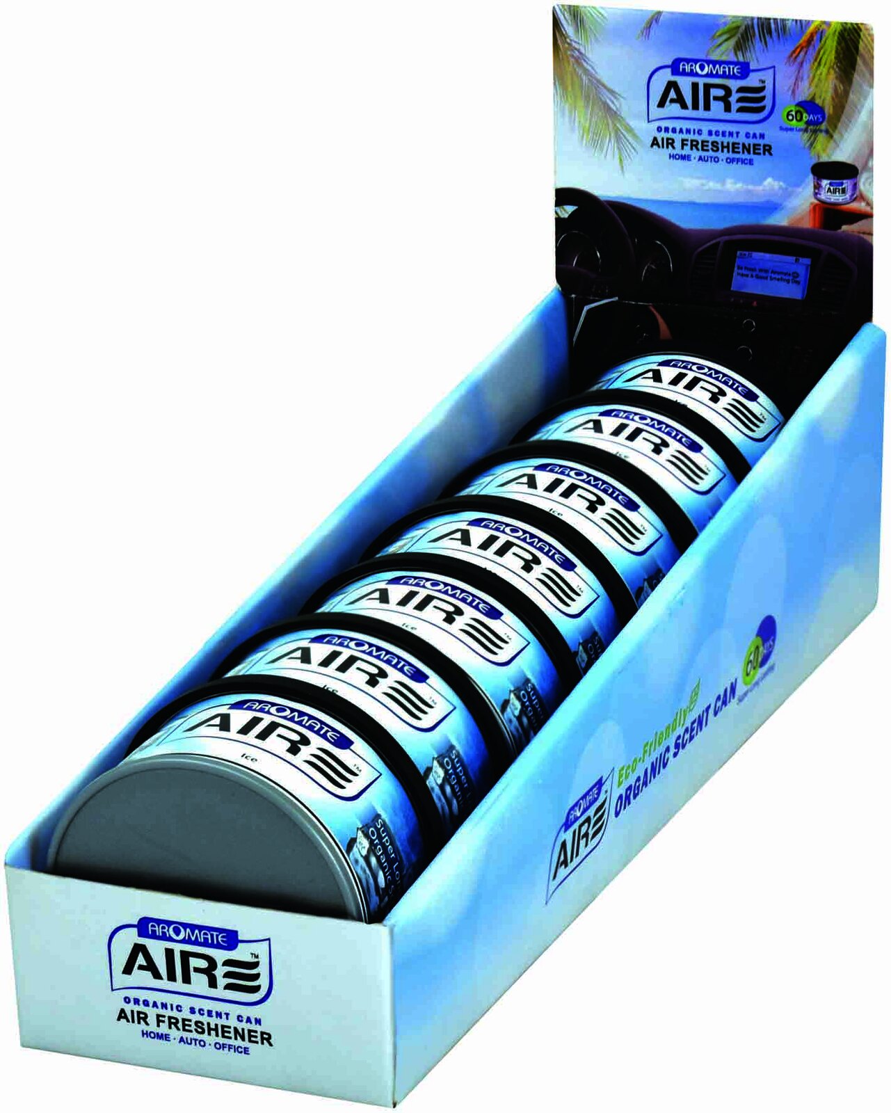 Aromate Aire Air Freshener - 7pc Perfume Block Ice Pos PK30165